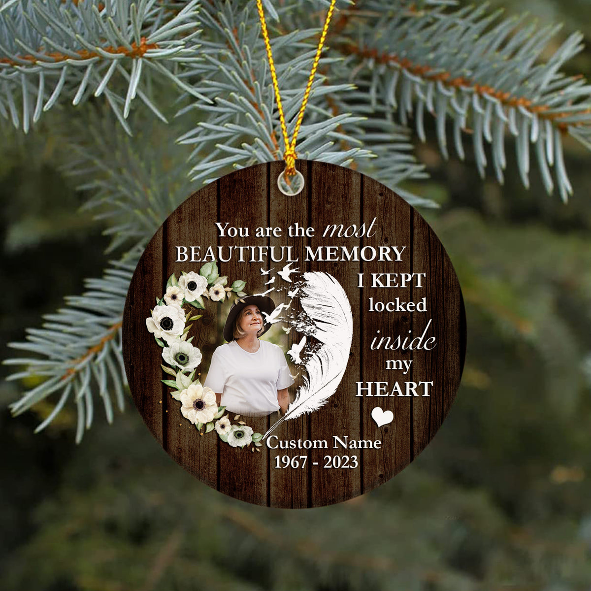 Memorial Christmas Ornament Personalized For Loss of Loved One MC91 ...