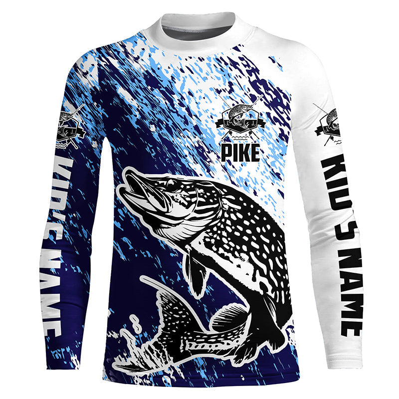 Custom Pike Fishing Jerseys, Pike Fishing Long Sleeve Performance Shir ...