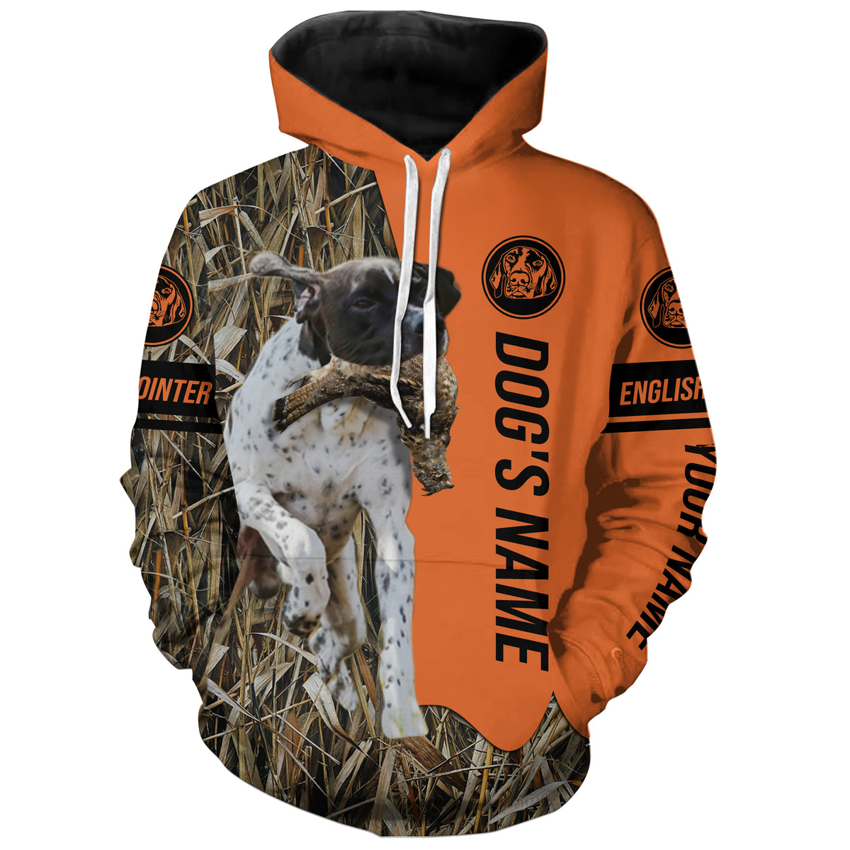 English Pointer Hunting Dog Customized Name All over printed Shirts fo ...