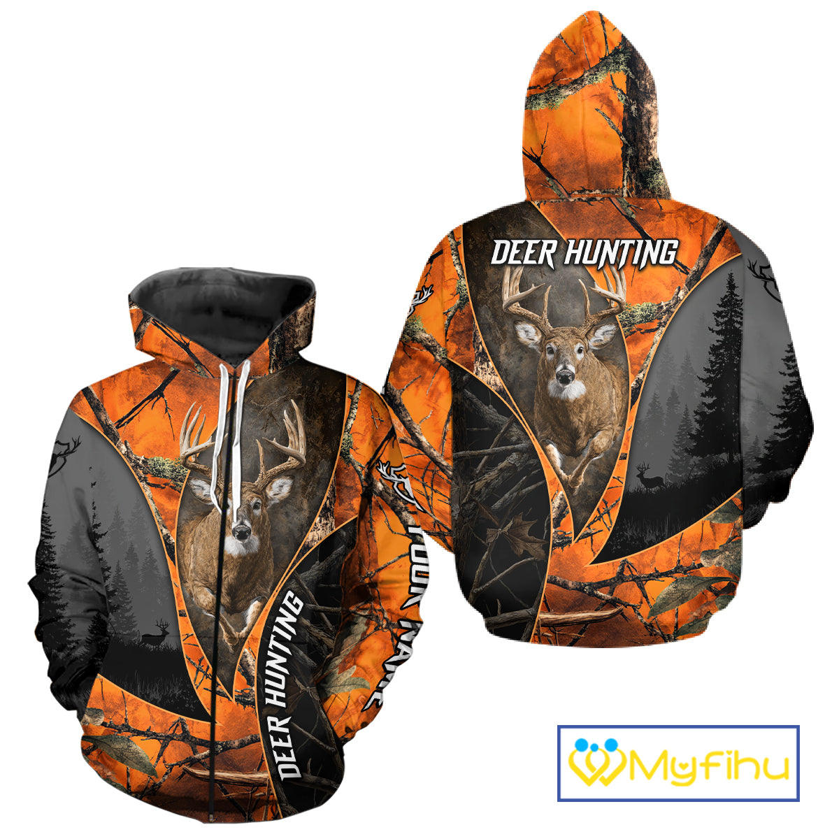 Custom Camo 3D Animal Deer Hunting Shirts Best Hunting Clothes For Hun ...