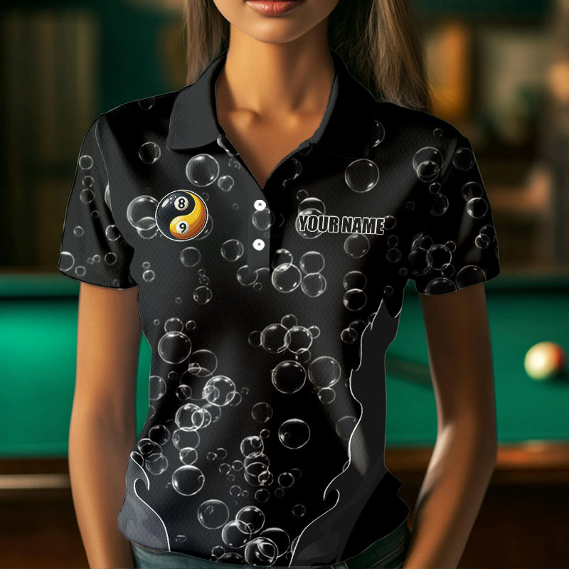 Personalized Funny Sharks 3D Pool Balls Billiard Shirts For Women Cust ...