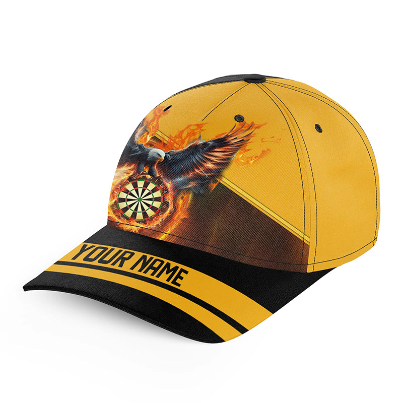 Personalized Eagle Flying On Dartboard Fire Custom Name Dart Hats, 3D ...