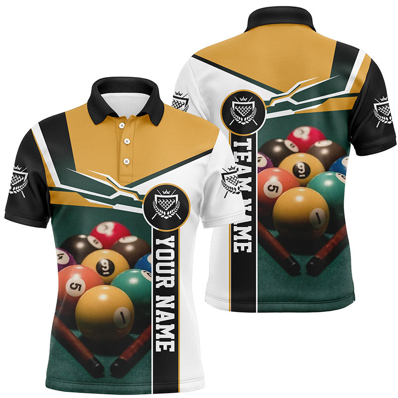 Personalized Name Billiards Ball Games 3D All Over Print Billiard Polo ...