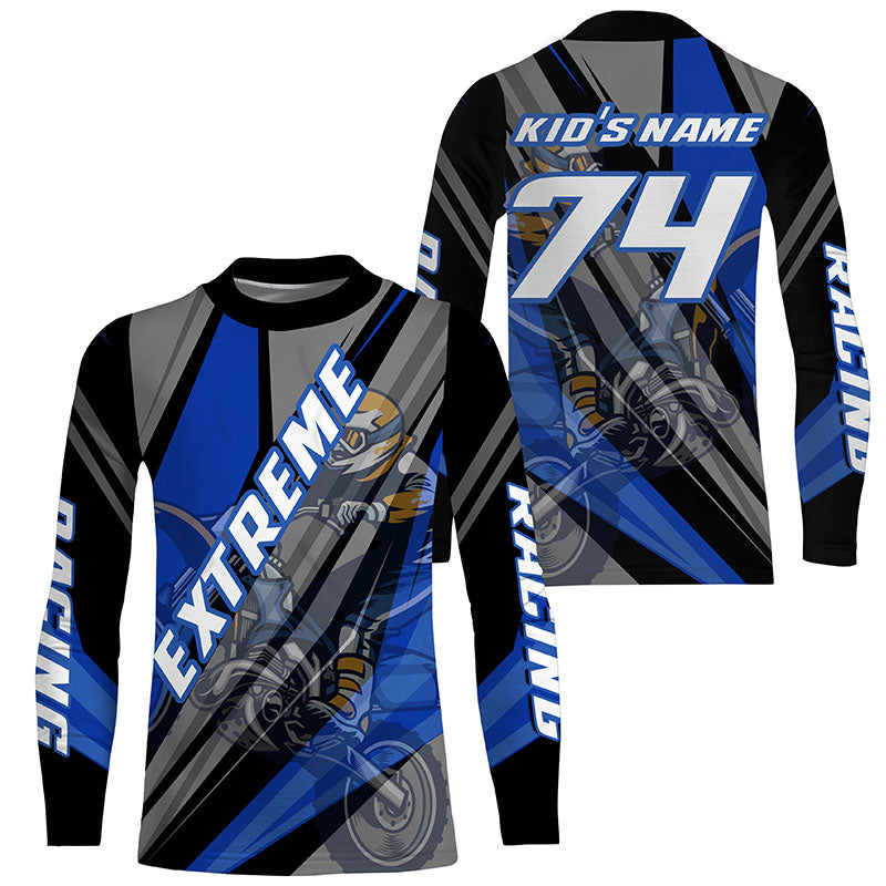 Extreme dirt bike riding jersey custom kid women men UPF30+ Motocross ...