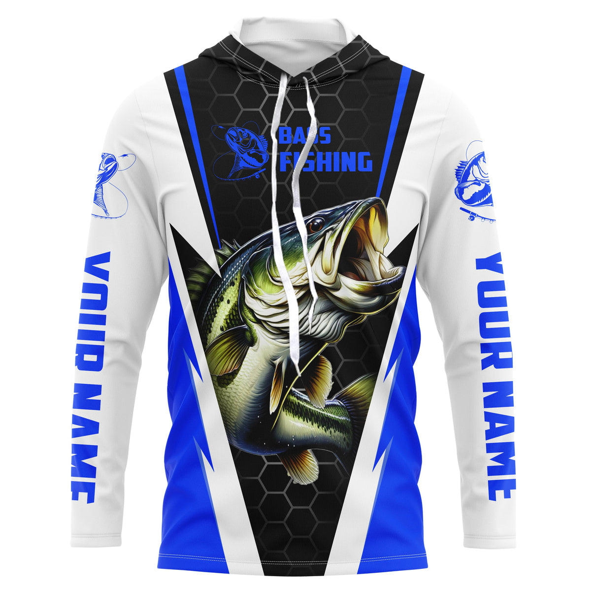 Personalized Bass Fishing jerseys, Bass Fishing Long Sleeve Fishing to ...