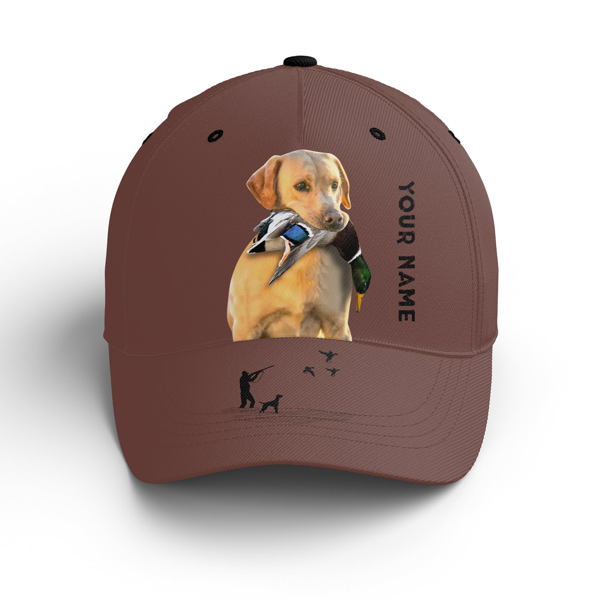 Waterfowl Duck Hunting custom name Hat for Men with many Duck dog bree ...