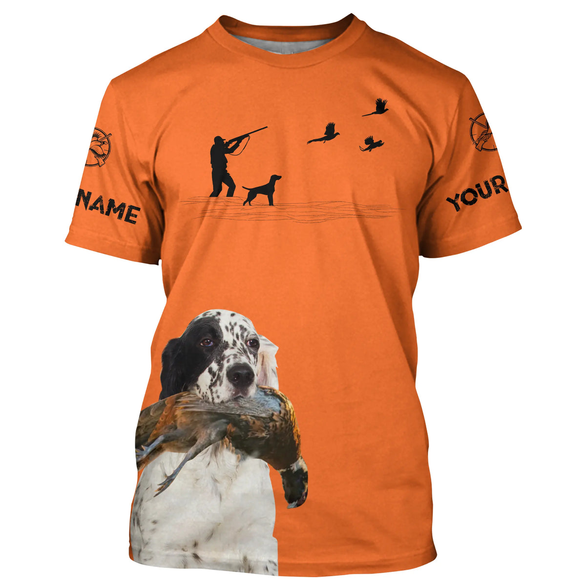 English Setter Pheasant Hunting clothes, best personalized Upland hunt ...