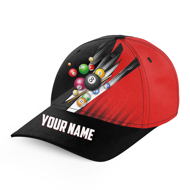 Billiard 8 Ball Pool Custom Name 3D Billiard Hats Cap, Personalized Po ...